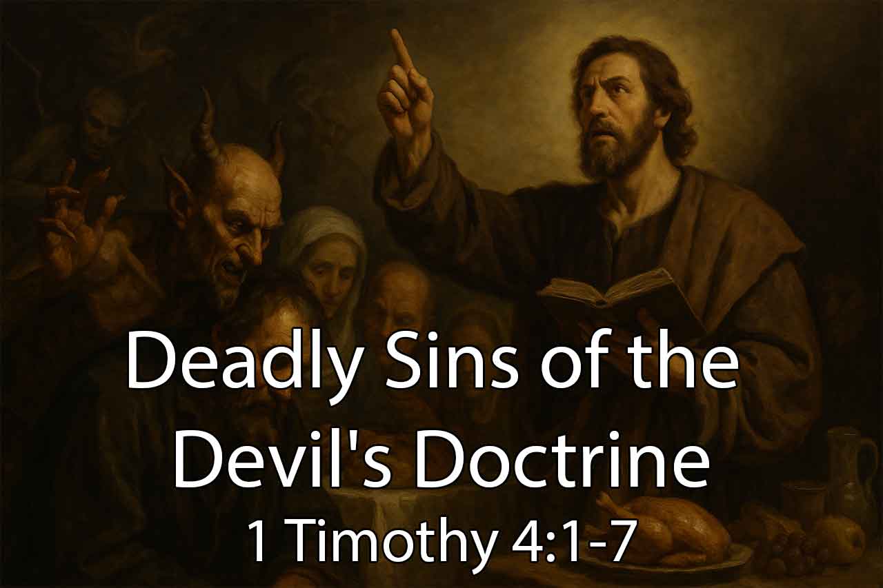 Deadly Sins of the Devil's Doctrine - 1 Timothy 4:1-7 - Calvary Baptist ...